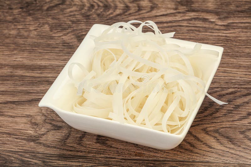 Boiled Rice Noodle for Cooking Stock Photo - Image of isolated, east ...