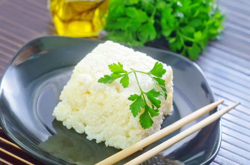 Boiled rice stock photo. Image of cuisine, food, basmati - 40828162