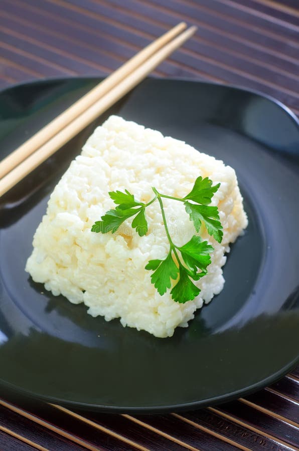 Boiled rice stock image. Image of cooked, fiber, food - 40828195