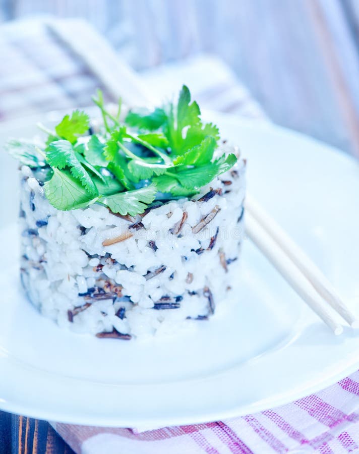 Boiled rice stock image. Image of fiber, jasmine, healthy - 50960491