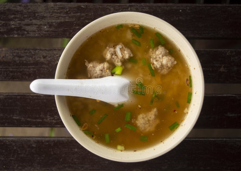 Boiled rice Thai Breakfast stock image. Image of gourmet - 122886655