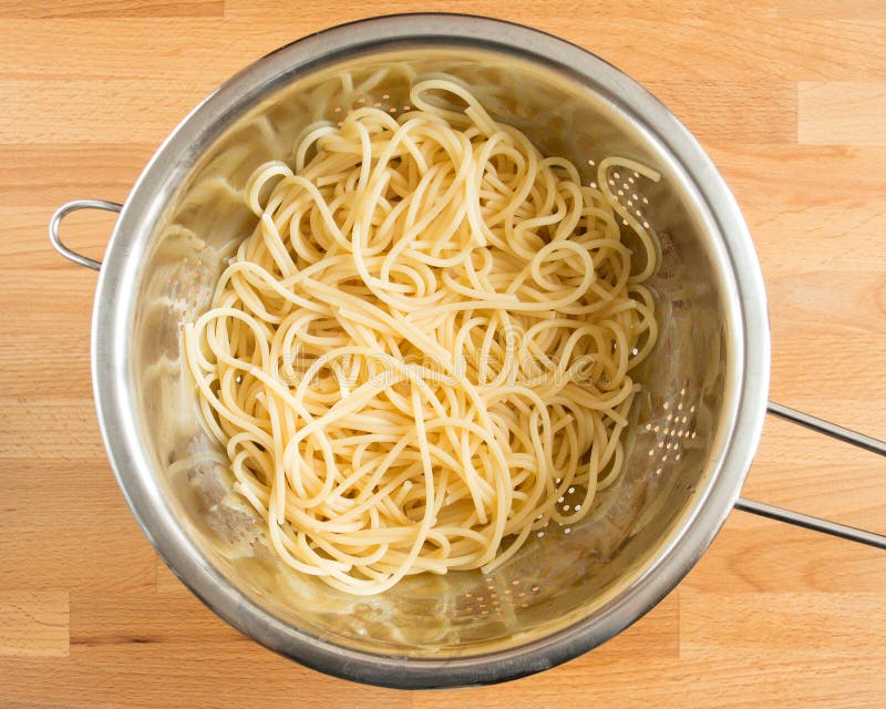 Boiled spaghetti stock image. Image of boiled, foodstuff - 29741683