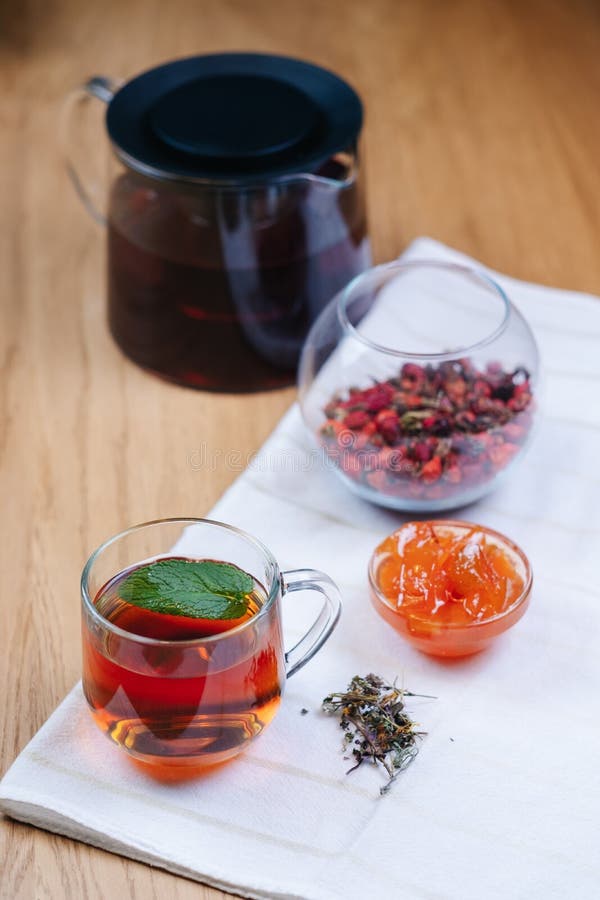 Boiled Tea on a White Tablecloth Stock Photo - Image of cheese, meal ...