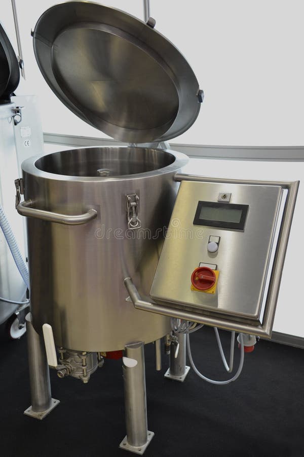 Boiler for Cooking Syrup and Caramel Stock Image - Image of fabrication ...