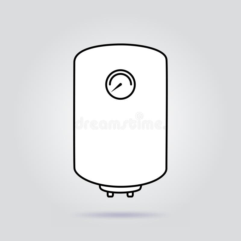 Flat Drawing Icon Gas Heater Stock Illustrations – 80 Flat Drawing Icon ...