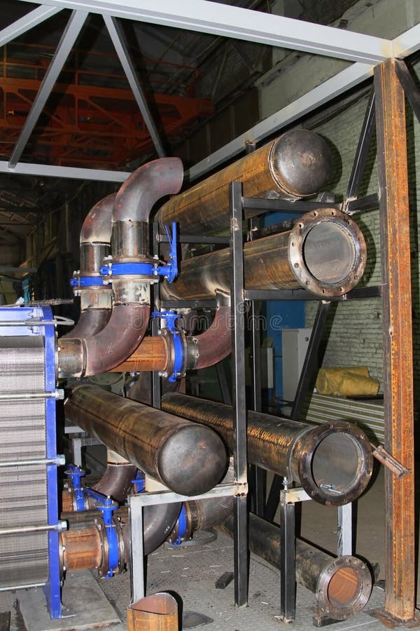 Gas boiler-house stock photo. Image of work, water, heat - 10101570