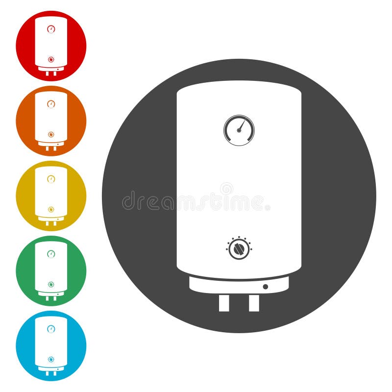 Boiler Icons Set Vector - Illustration Stock Vector - Illustration of ...