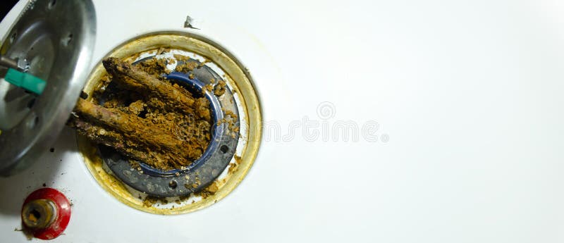 Boiler Repair, Replacement of Broken Water Heating Element. Repair and ...