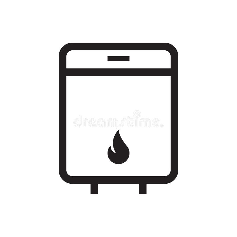 Boiler Vector Icon Logo Design Stock Vector - Illustration of goods ...