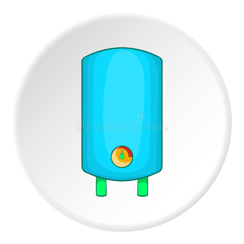 Boiler or Water Heater Icon, Cartoon Style Stock Vector - Illustration ...