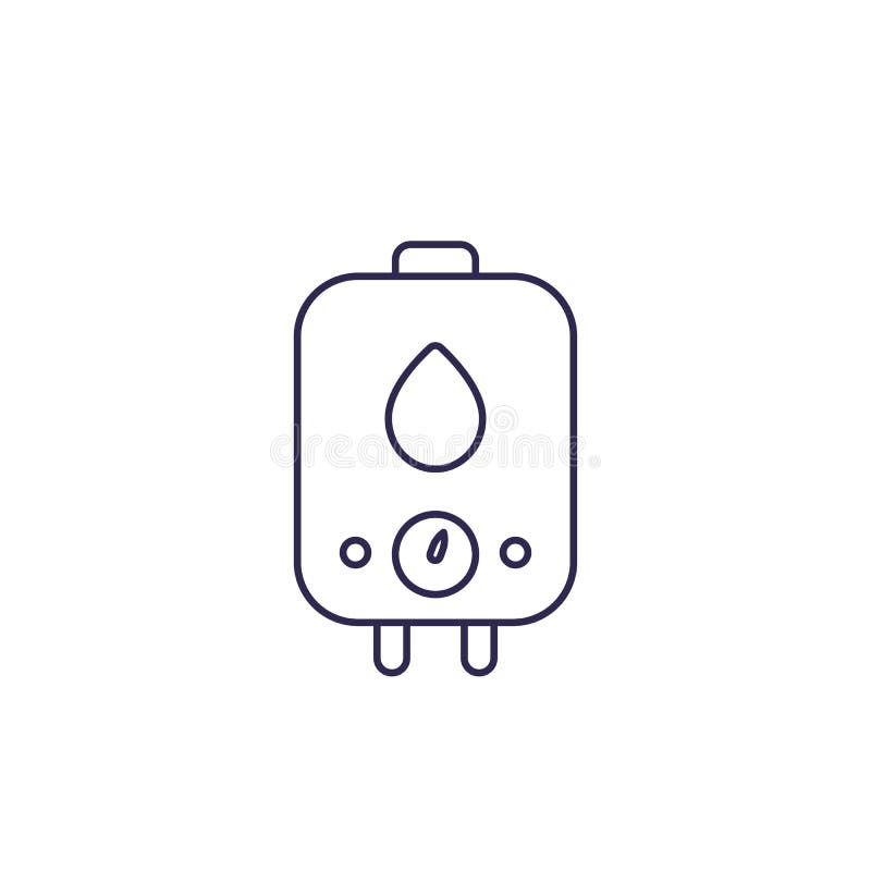 Water Heater Line Icon Stock Illustrations – 3,621 Water Heater Line ...