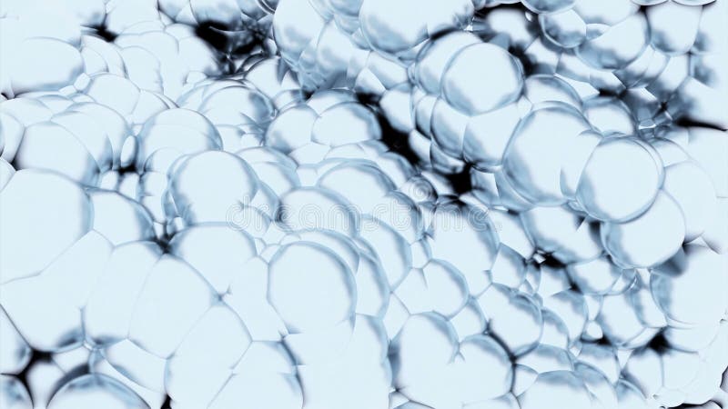 Boiling Blue Water. Design. Bubbled Abstract Texture, Dynamic Pattern ...