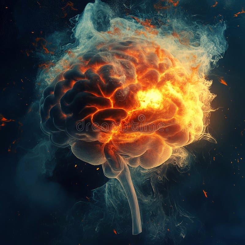 Boiling brain stock vector. Illustration of illness, excess - 27274538