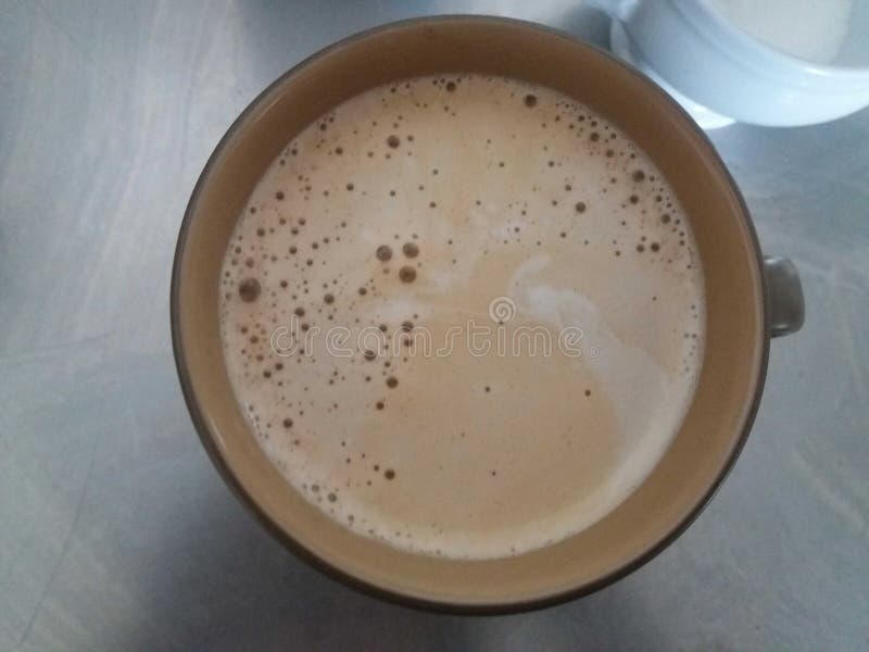 A boiling cup of coffee stock image. Image of milk, freshlybrewed ...