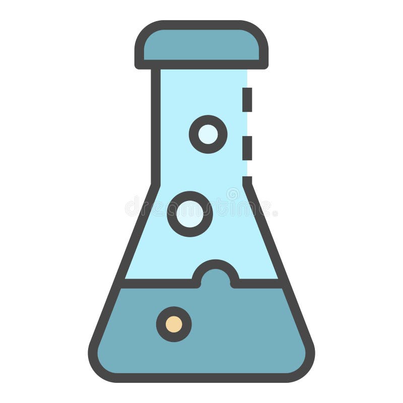 Boiling Flask Icon Color Outline Vector Stock Vector - Illustration of ...