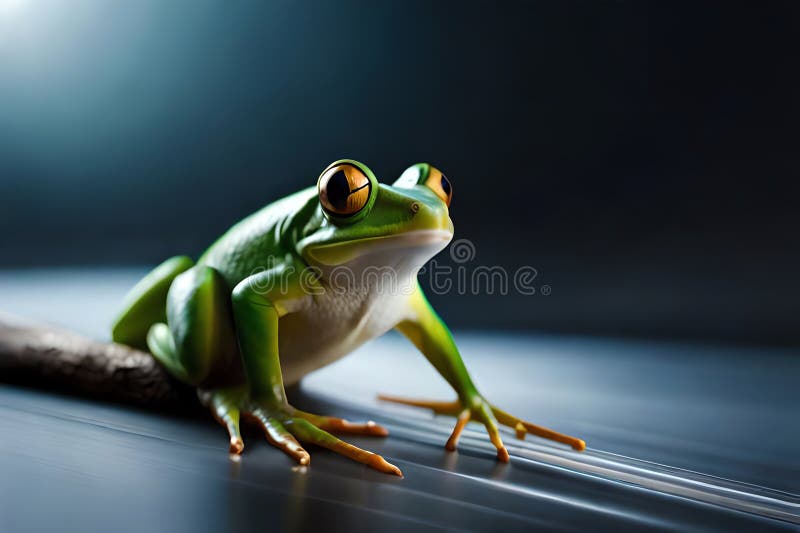 Boiling Frog, a Frog Being Slowly Boiled Alive. Not Real Image Stock ...