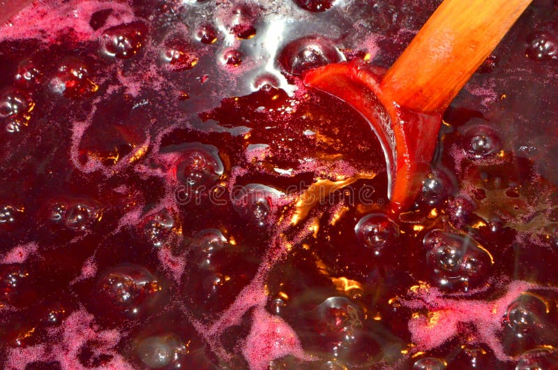 Boiling jam stock photo. Image of mousse, dessert, gelatin - 33292632