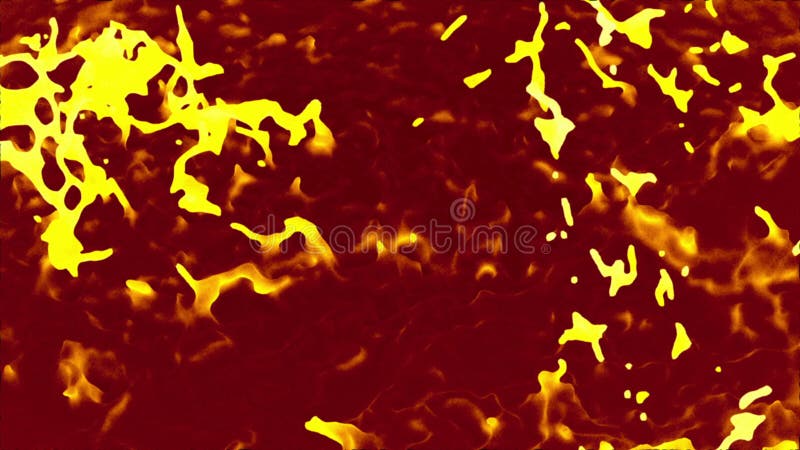 Boiling Lava Eruption in Volcanic Landscape Stock Video - Video of ...