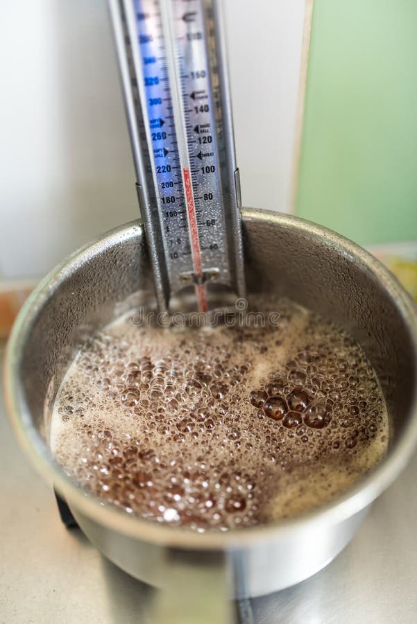 Boiling lilac jelly stock image. Image of spoon, ingredients - 91018923