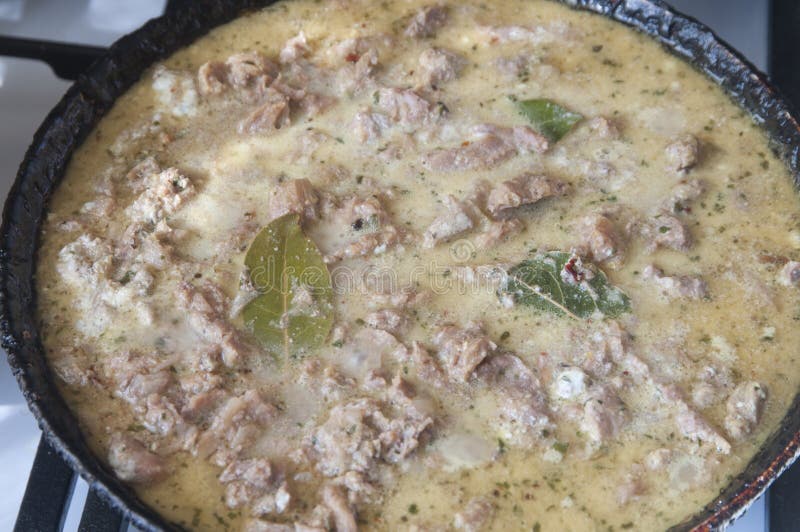 Boiling meat stock image. Image of beef, range, spice - 26063057