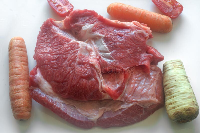 Boiling meat beef stock image. Image of meat, boiling - 162138301