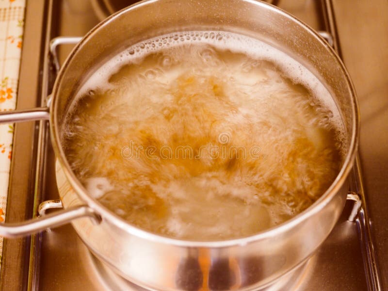 Boiling pasta stock photo. Image of food, italian, europe - 46103334