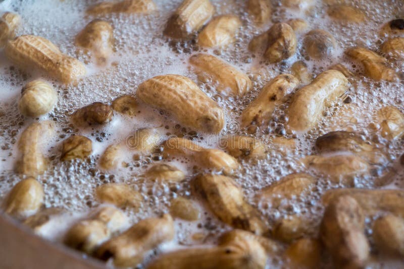 Boiling Peanuts Closeup stock photo. Image of boil, boiled - 44566254
