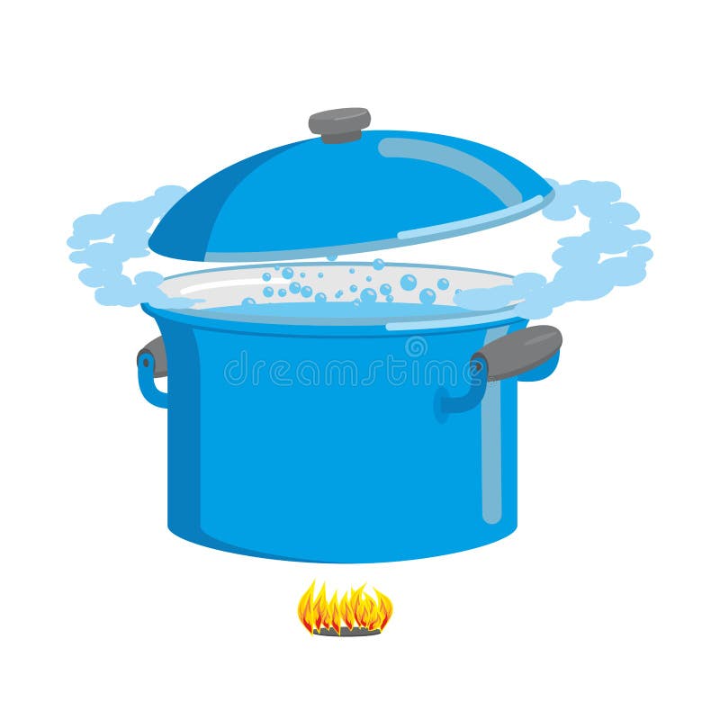 Boiling Pot Clip Art