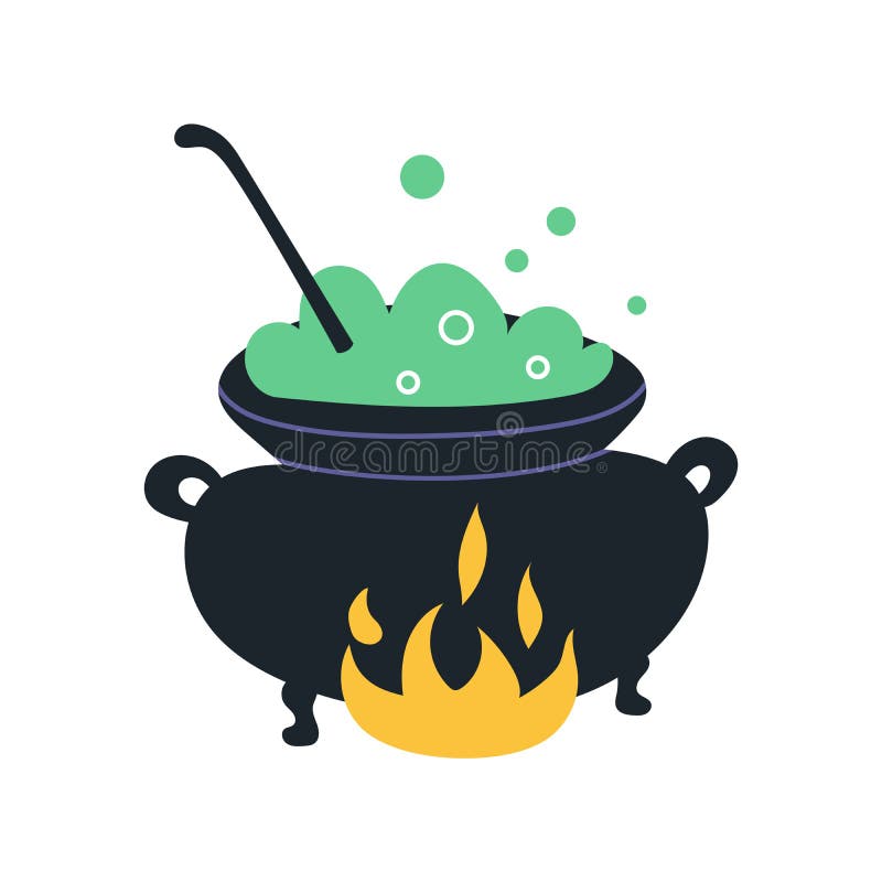 Cartoon Wizard Boiling Cauldron Stock Illustrations – 333 Cartoon ...