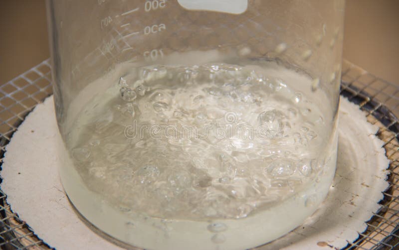 Preliminary Experiment--Boiling Stock Image - Image of experiments ...