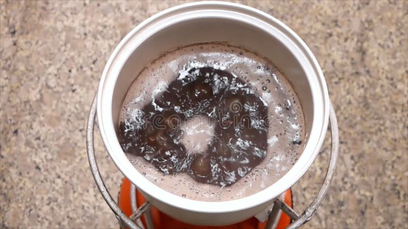 Boiling red kidney bean stock footage. Video of food - 57416414