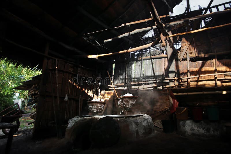 Boiling rock salt stock photo. Image of drying, soil - 74981156