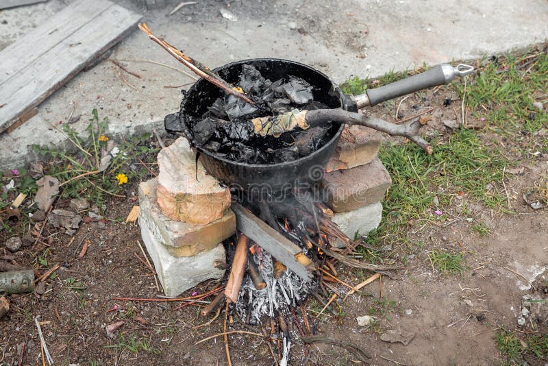 The Boiling Tar stock photo. Image of black, replace - 70941528