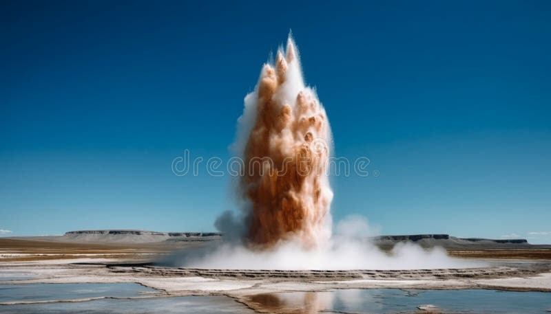 Boiling Water Explodes, Igniting Natural Flame Generated by AI Stock ...