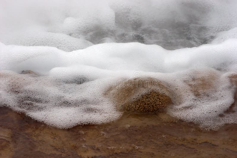 Boiling Water in Geyser Hole, Chile Stock Photo - Image of pool ...