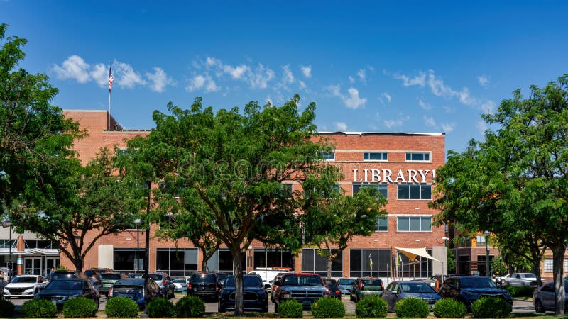 Boise City Library Frontage with Sign Editorial Image - Image of ...