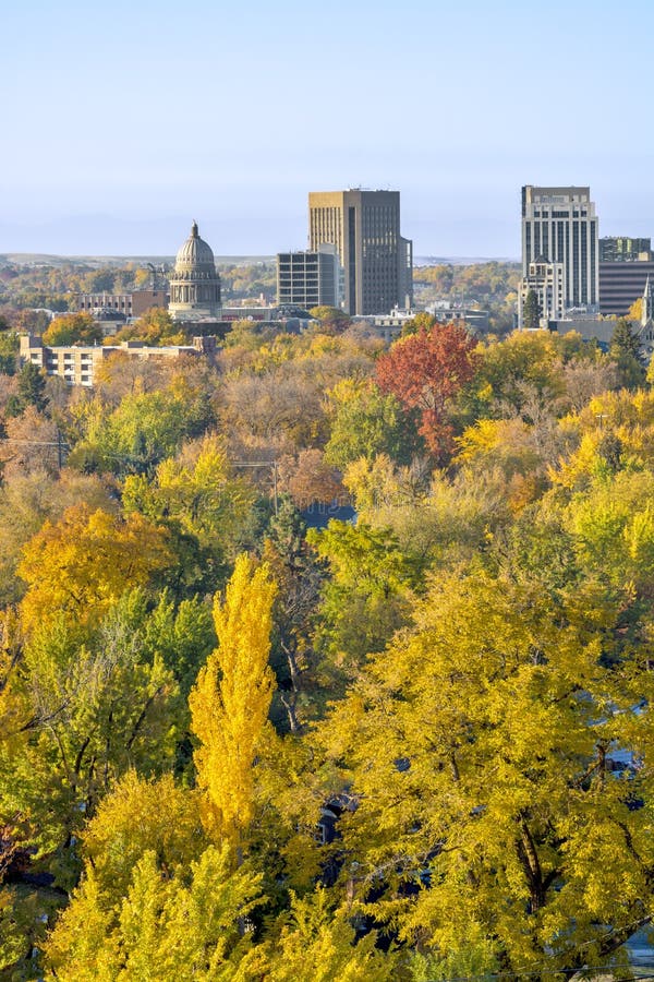 Boise Idaho in the Autumn stock image. Image of autumn - 34729981