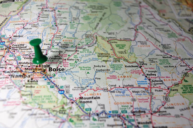 Boise Road Map Stock Photos - Free & Royalty-Free Stock Photos from ...