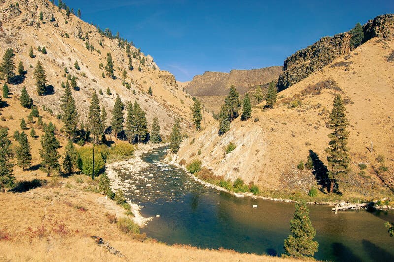 Boise River stock photo. Image of scenic, bend, hillside - 29252182