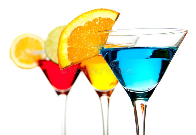 Boisson bleue de cocktail photo stock. Image du cocktail - 13887164