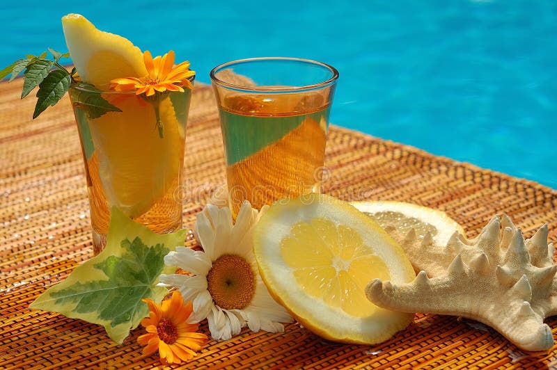 Boisson d'été image stock. Image du cocktail, alcool, tropical - 2573701