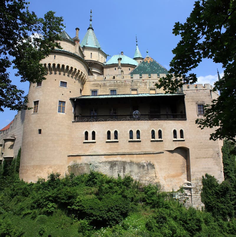 Bojnice Castle stock image. Image of castle, monument - 14750307