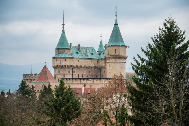 Bojnice Castle. Gothic and Renaissance Architecture Editorial Photo ...