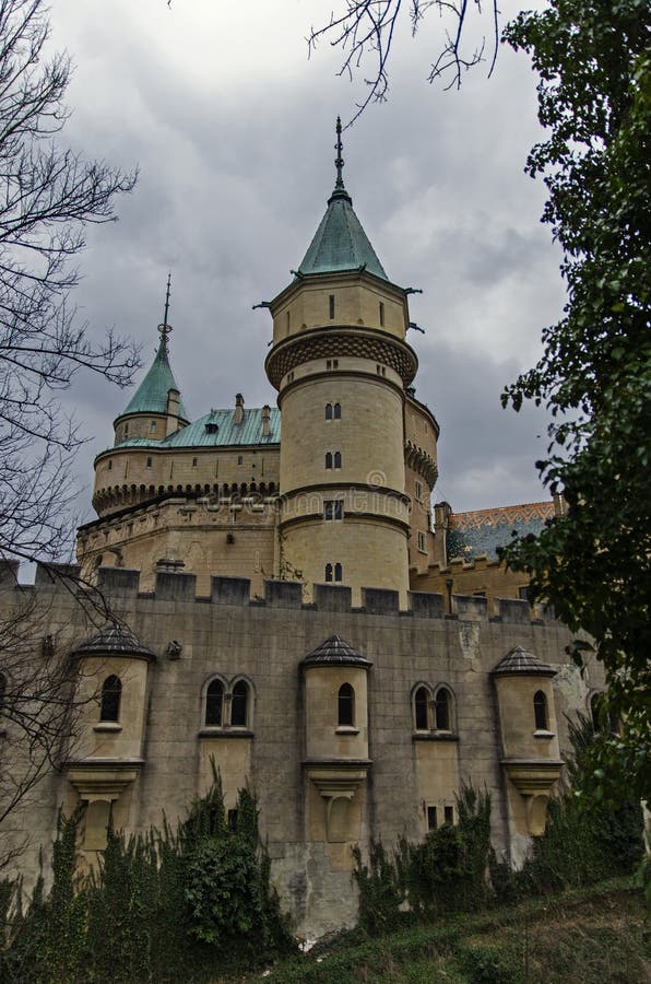 Bojnice Castle stock image. Image of building, exterior - 68980977
