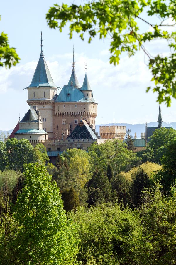 The Bojnice Castle, Slovakia Stock Photo - Image of museum, mansion ...