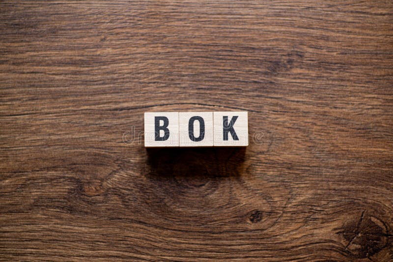Bok - Book ,word Concept on Building Blocks, Text, Letters Stock Photo ...