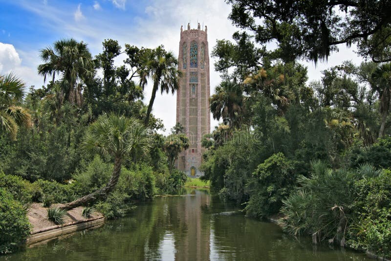 Bok Tower aerial view. stock image. Image of bell, bells - 597409