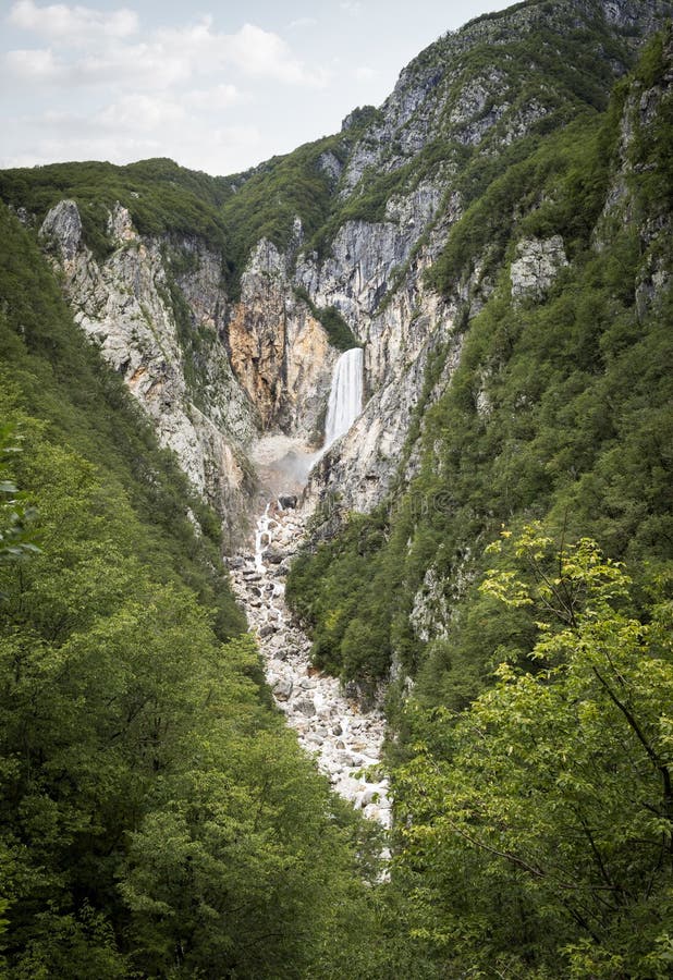 Boka Waterfall in Julian Alps, Slovenia is One of the Highest ...