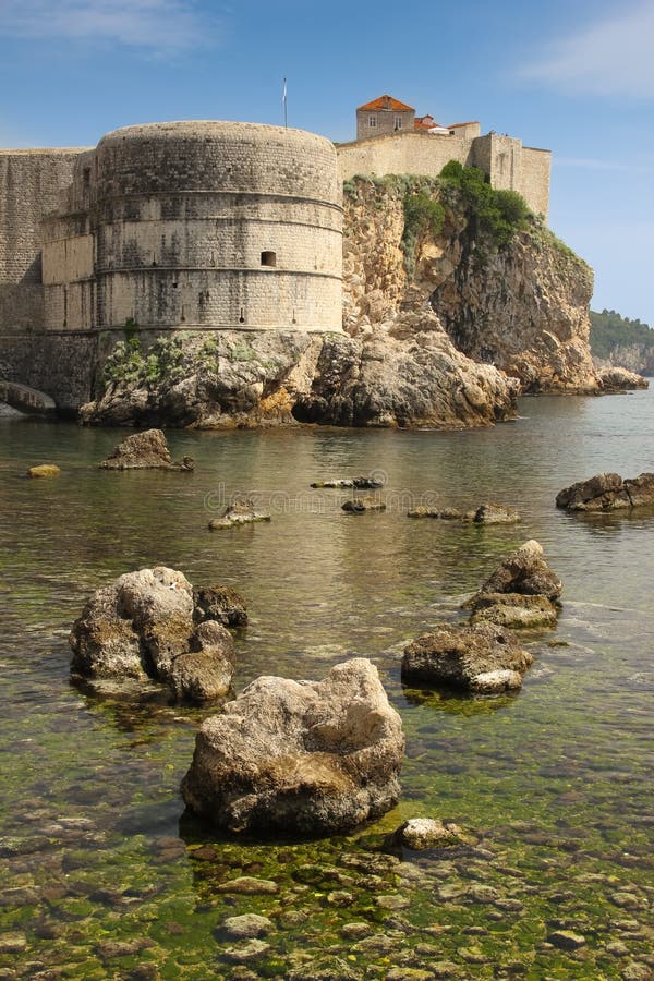 Bokar Fort. Dubrovnik. Croatia Stock Photo - Image of city, fortified ...