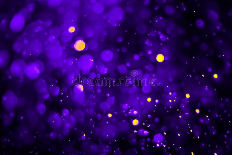 Bokeh Abstract Background with Dark Violet Color Stock Image - Image of ...